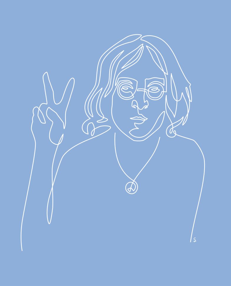 lennon line illustration – greg stevenson