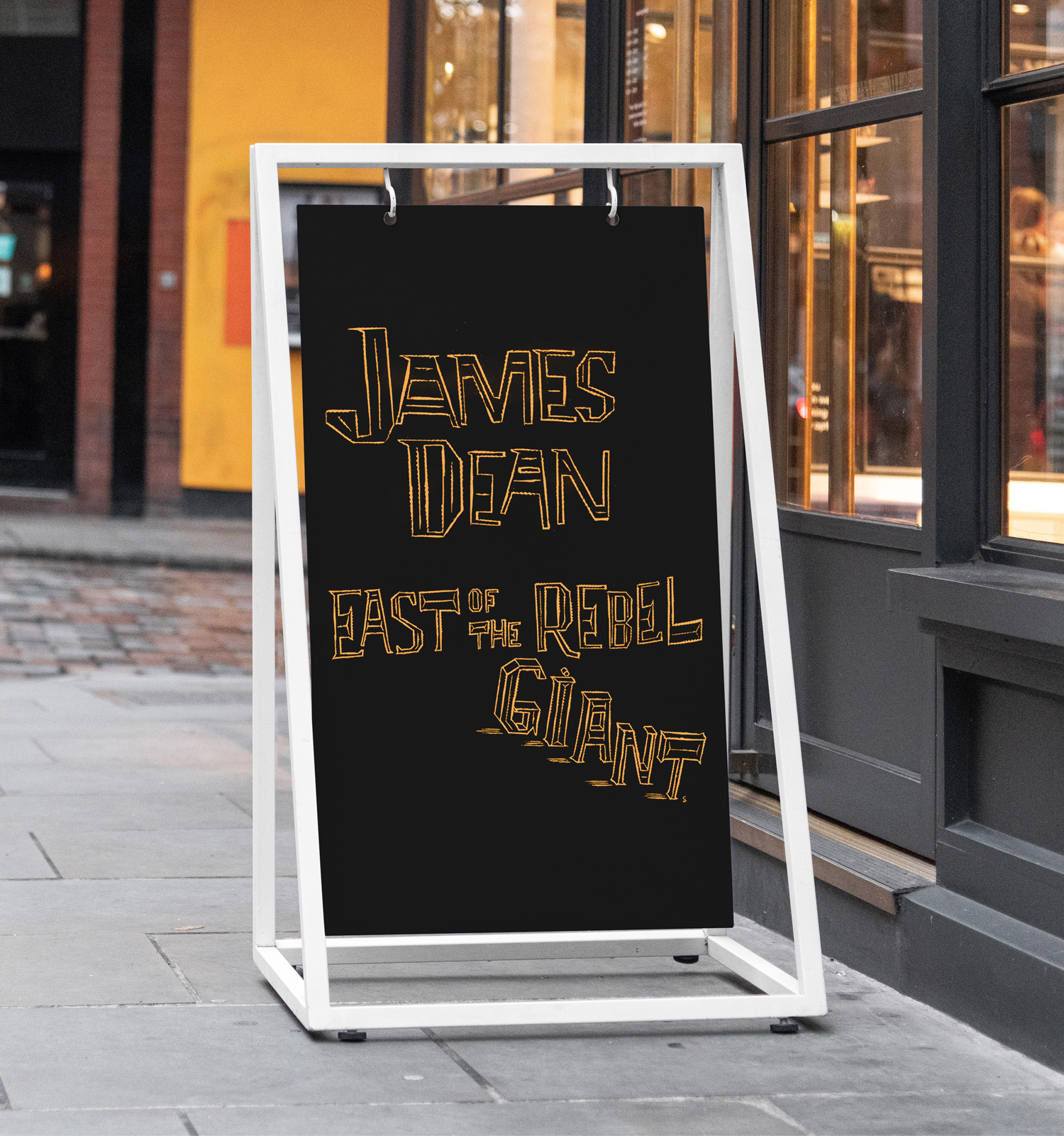 james dean title lettering – greg stevenson